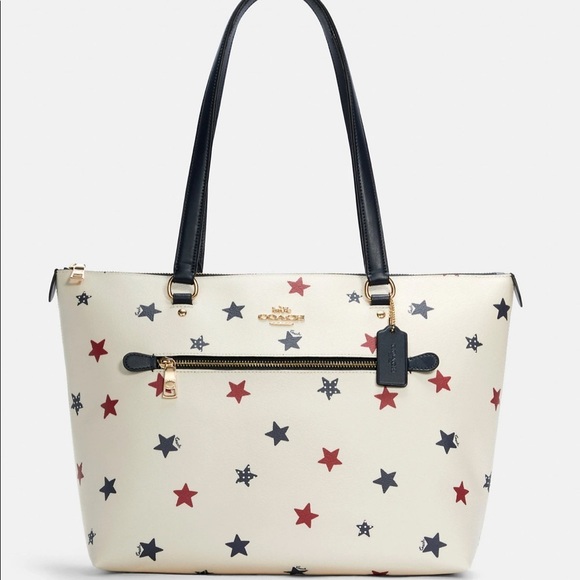 Coach | Bags | Coach Gallery Tote With Americana Star Print | Poshmark